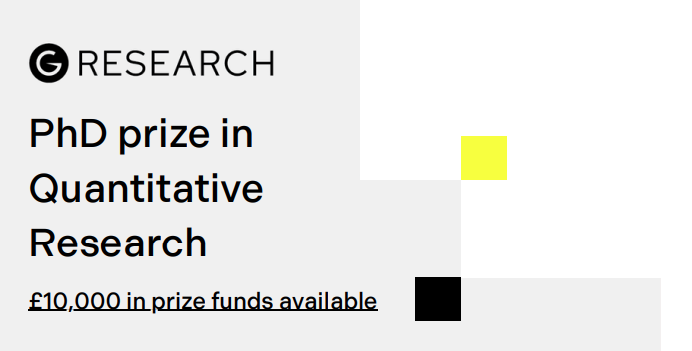 G-Research PhD Prize in Quantitative Research | Oxford University ...