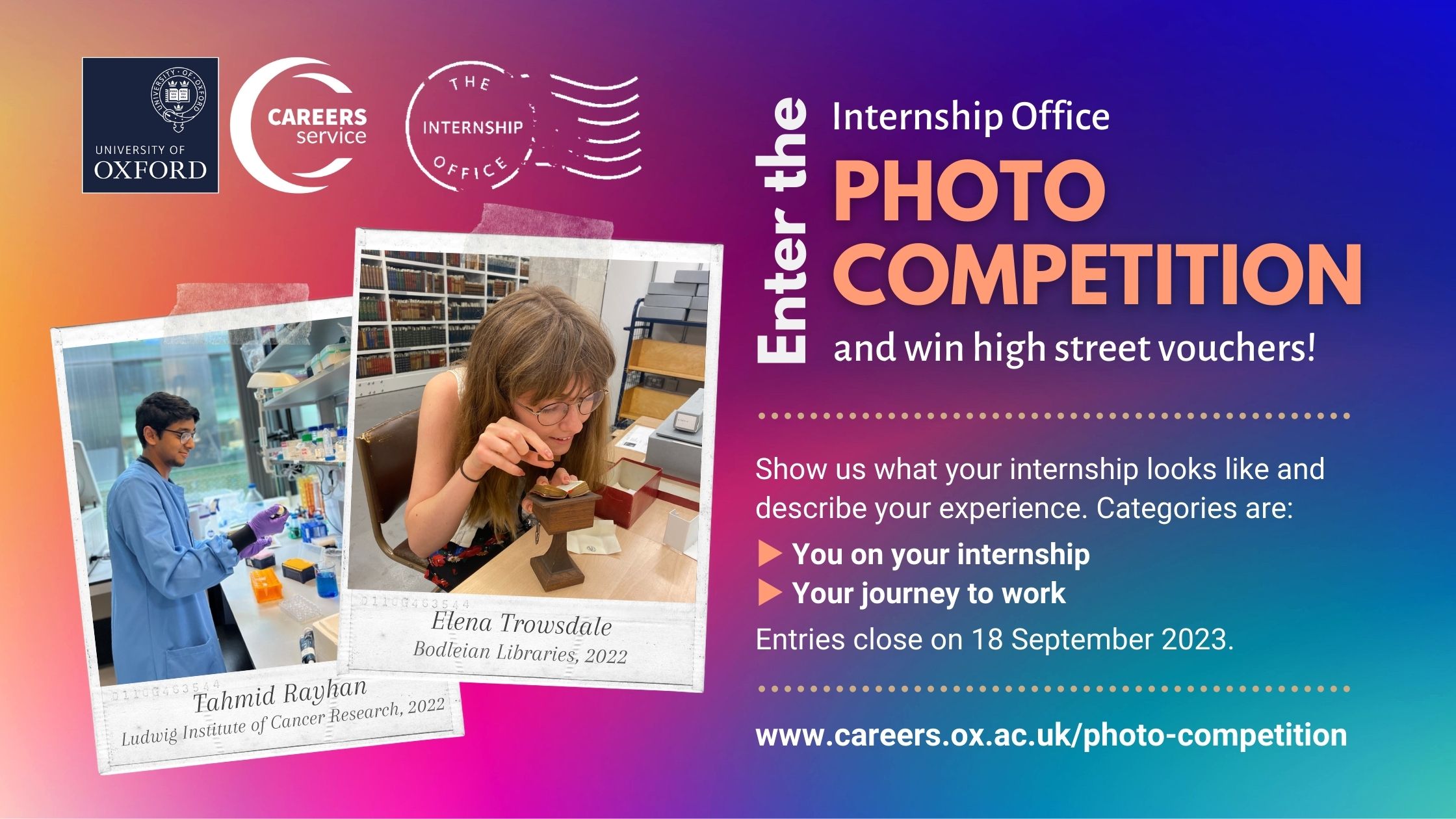 Internship Office Photo Competition 2022-2023 | Oxford University ...