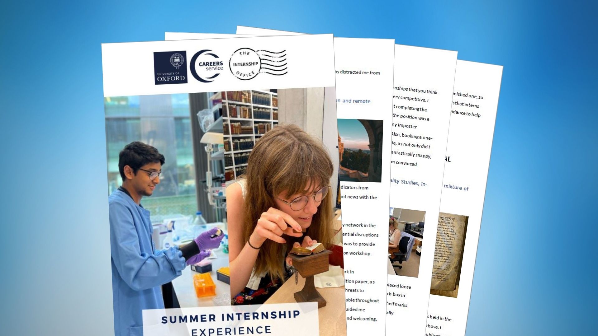 The Internship Experience | Oxford University Careers Service