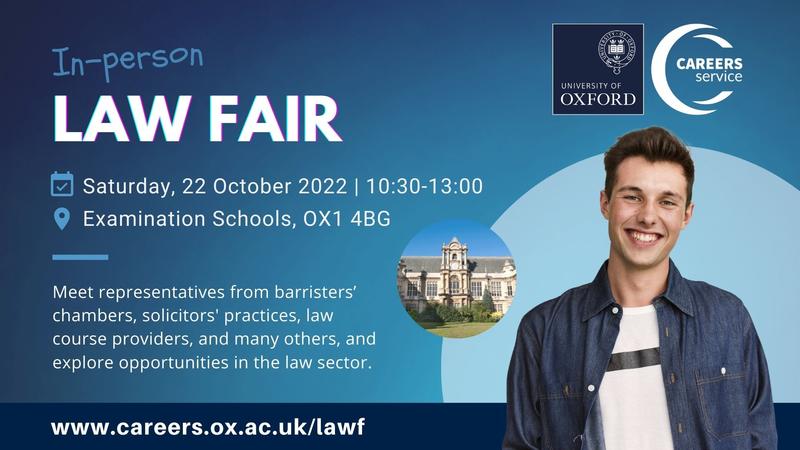 Law Fair 2022 | Oxford University Careers Service